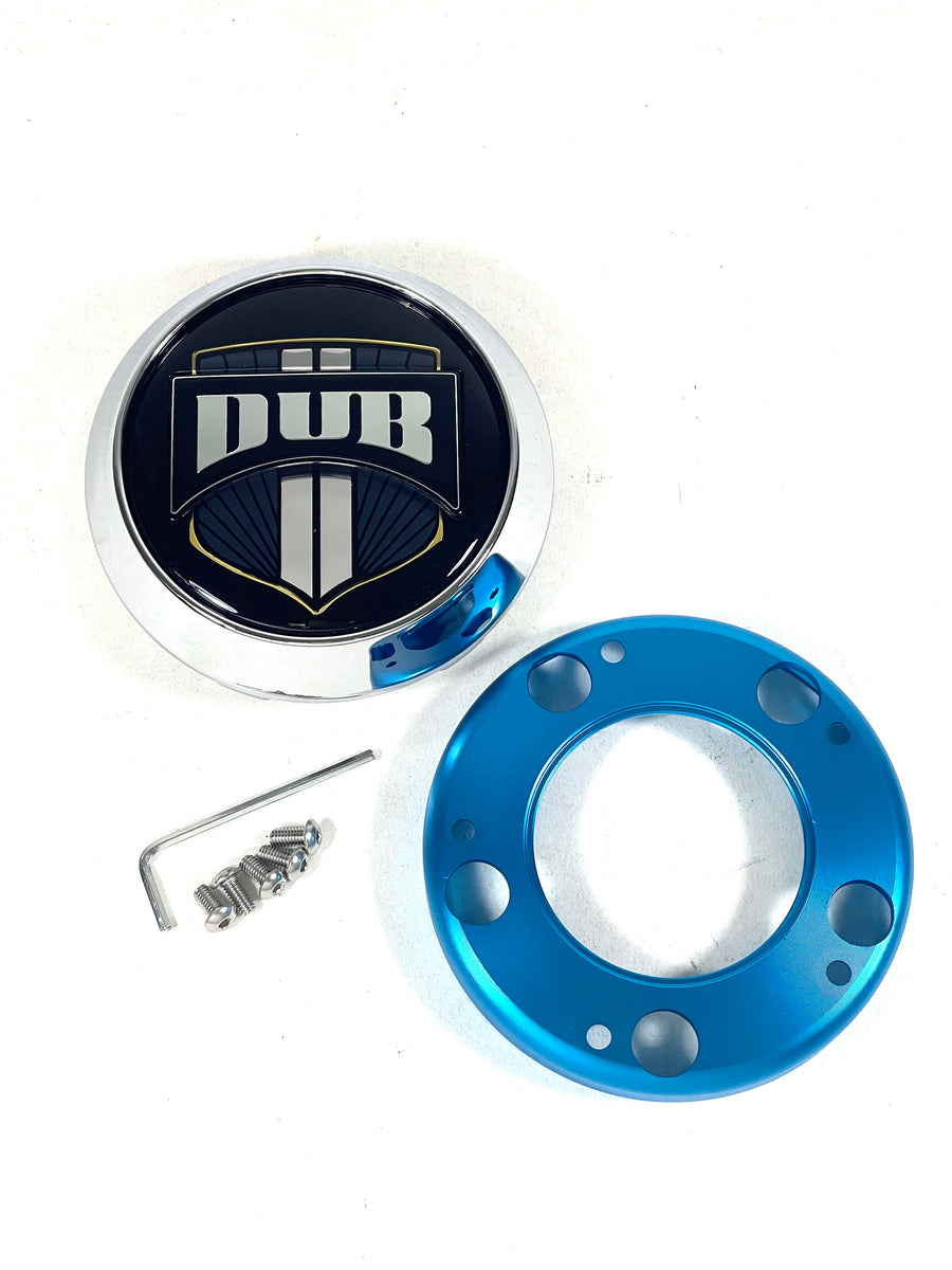 DUB Wheels 'Floater' Chrome Custom Wheel Center Cap # 1002-35-C (1 CAP ...