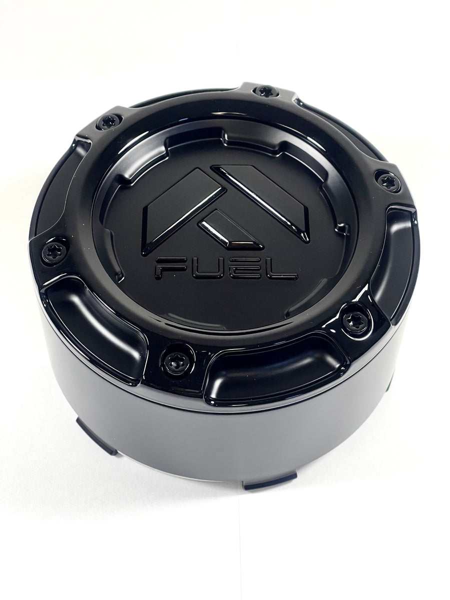 Fuel Off-Road Gloss Black Black logo Wheel Center Cap 1005-49GBLD SNAP ...