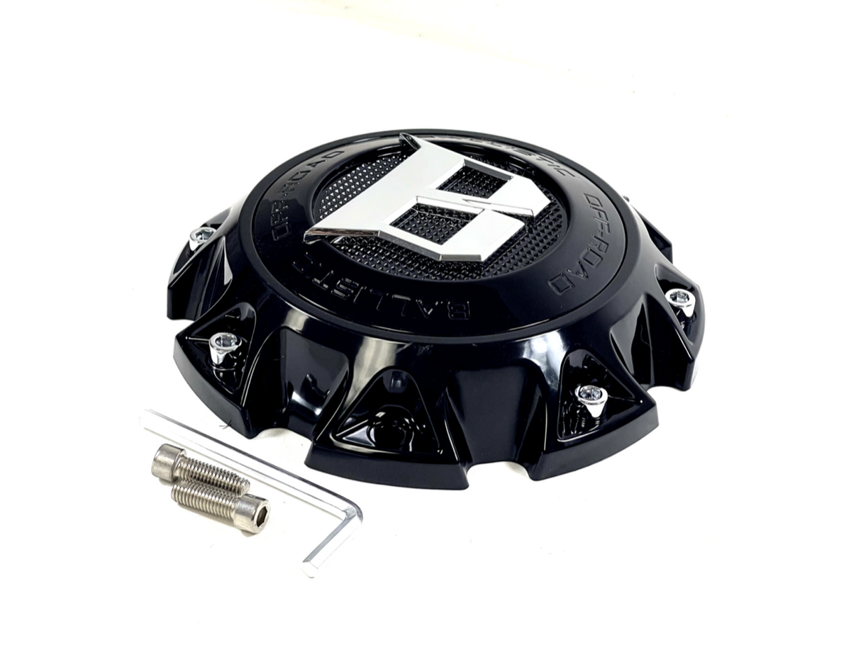 Ballistic Off-Road Gloss Black Wheel Center Cap EMR973 Ballistic-Up LG ...