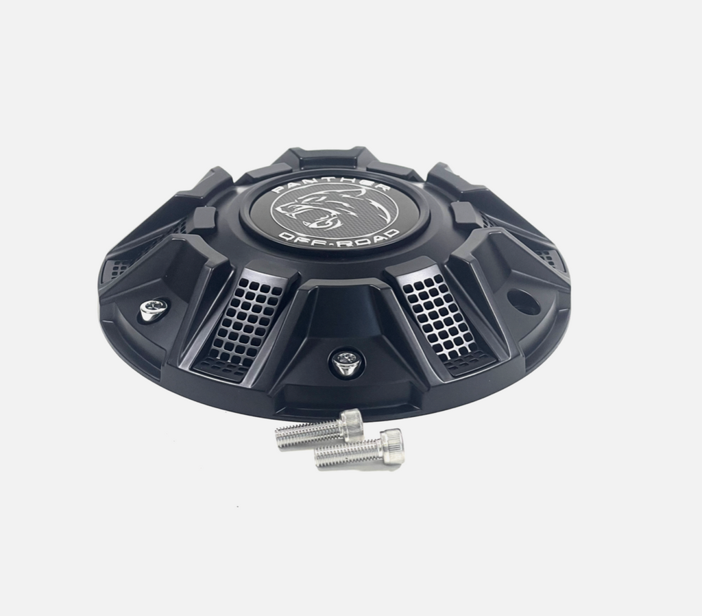 Panther Off-road Matte Black Wheel Center Cap Cap Or-d 5 Black Panther ...
