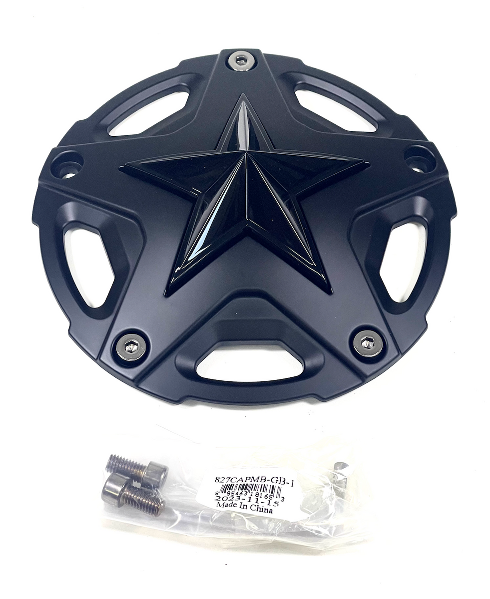 XD Series Black Wheel Center Cap XS827 Rockstar III RS3 XD827 RS3 827C ...