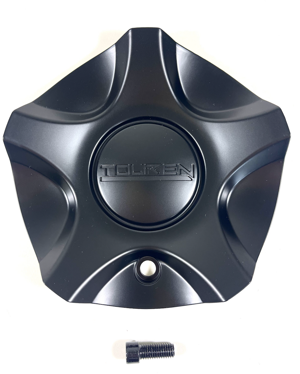 Touren Wheel Center Hub Cap Matte Black - 3190 16" / 17" Wheels / C103 ...