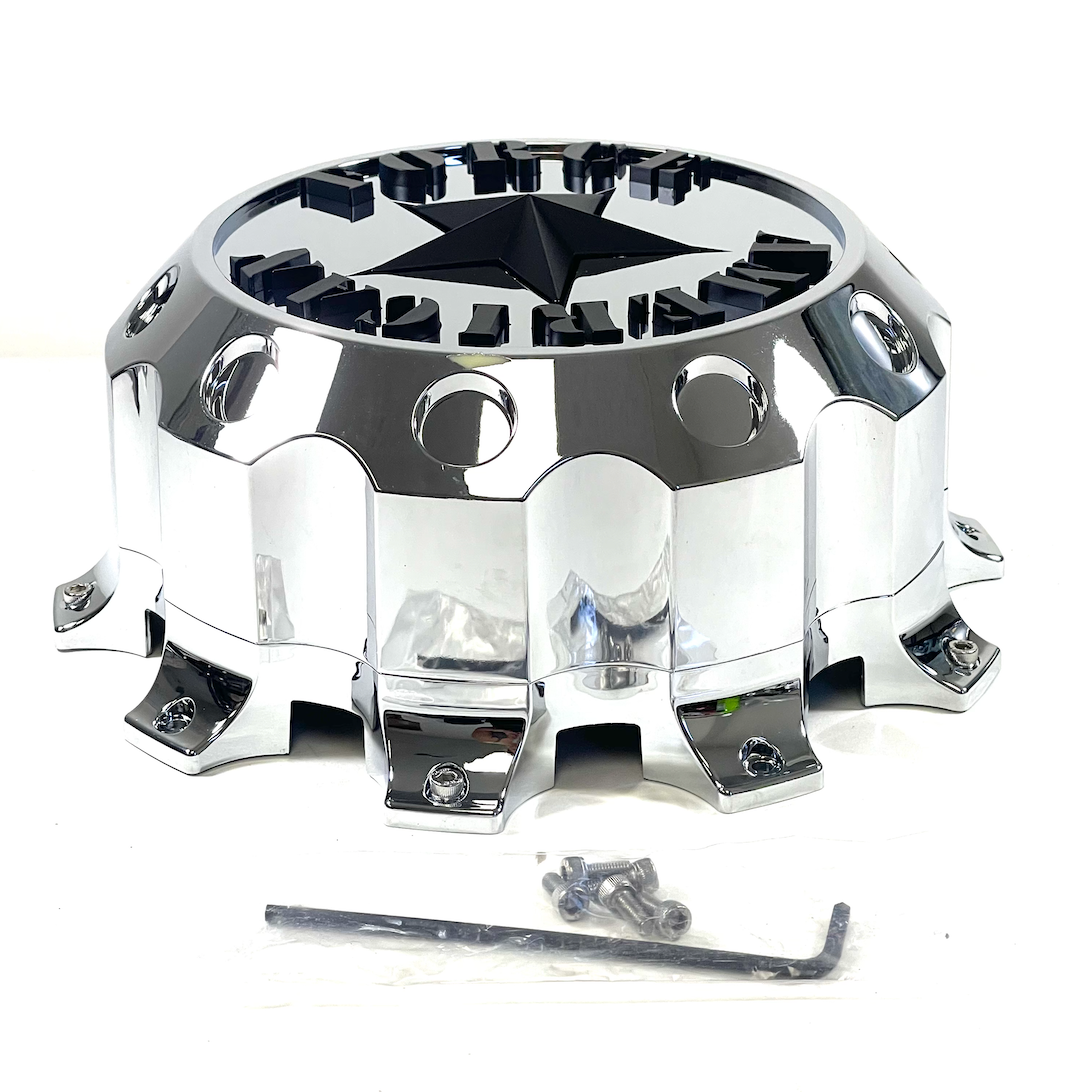 American Force 10 Lug Dually Rear Wheel Center Cap Chrome AFX321 (1 CA ...