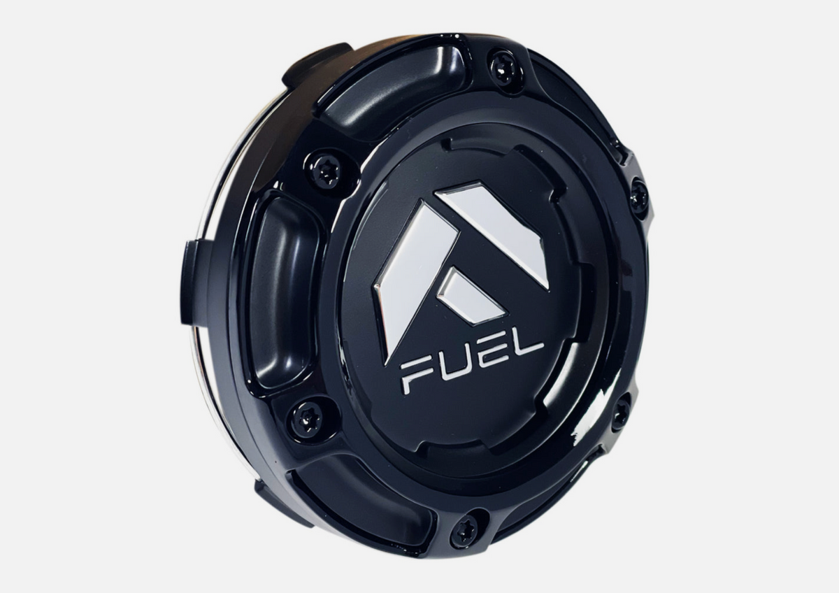 Fuel Off-Road Matte Black Wheel Center Cap Black Rivets 1004-68BLD / 3 ...