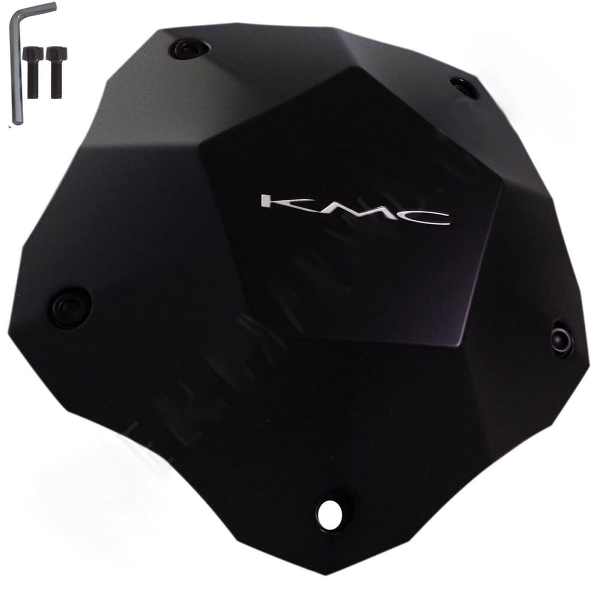 KMC Wheels Flat Black Custom Wheel Center Cap # 398L212YB003 (1 CAP) N ...