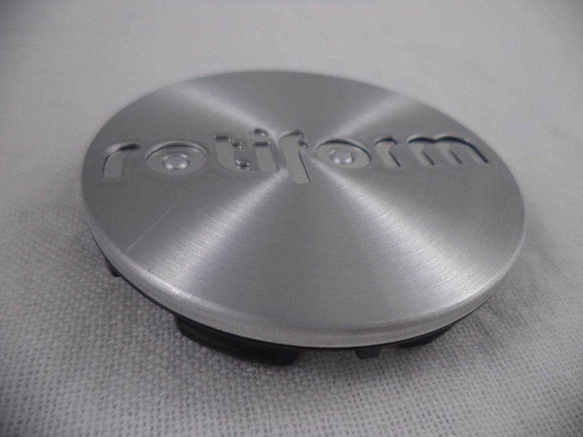 RotiForm Silver Custom Wheel Center Caps # 1003-40M Silver Emblem (4 C ...