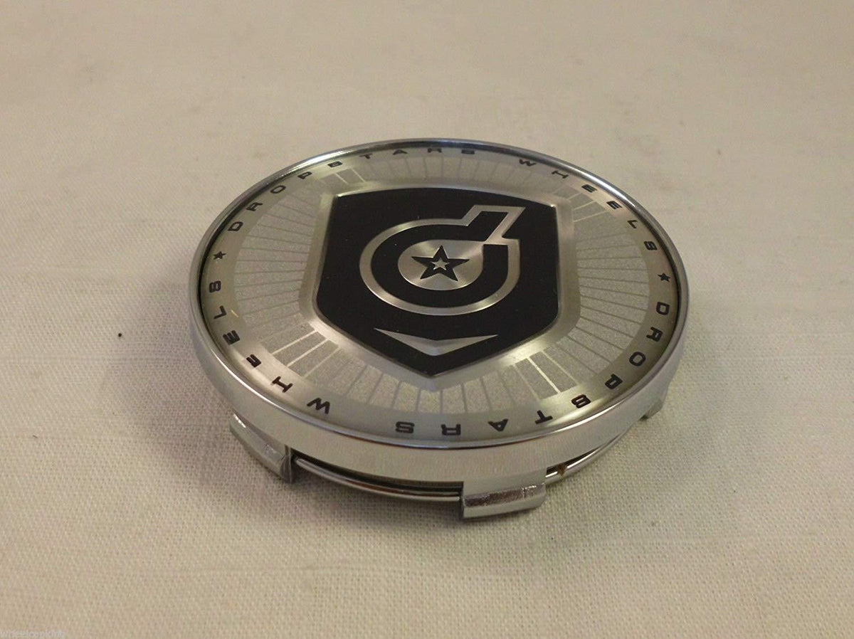 Dropstars Wheels 369K65 Chrome Custom Wheel Center Caps (4 CAPS ...