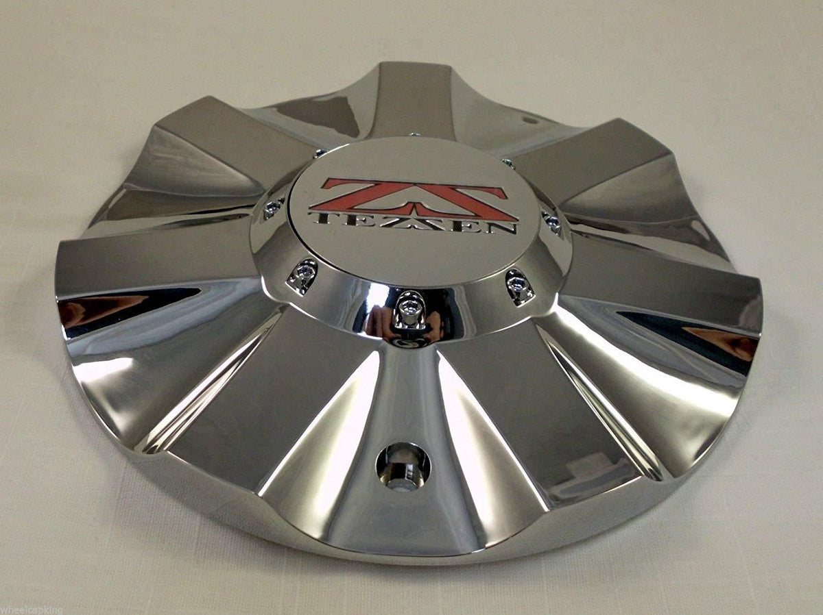 TEZZEN Wheels DECO RWD Chrome Custom Wheel Center Caps (4 CAPS ...