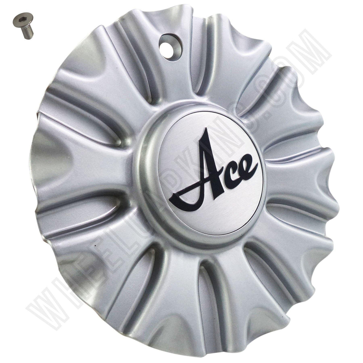 Ace Wheels Silver Custom Wheel Center Cap (4 CAPS) – Wheelcapking