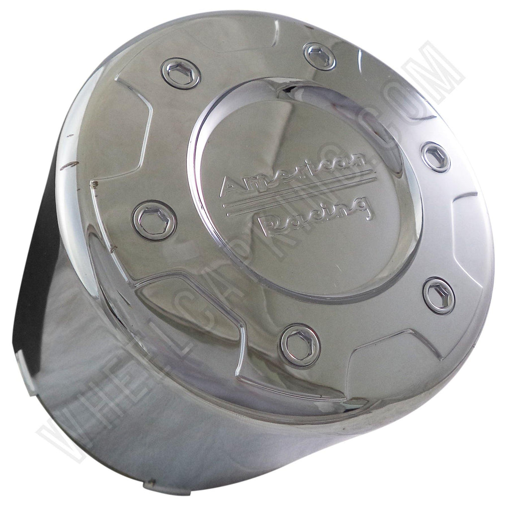 American Racing Wheels Chrome Custom Wheel Center Cap # 1654100041A (4 ...