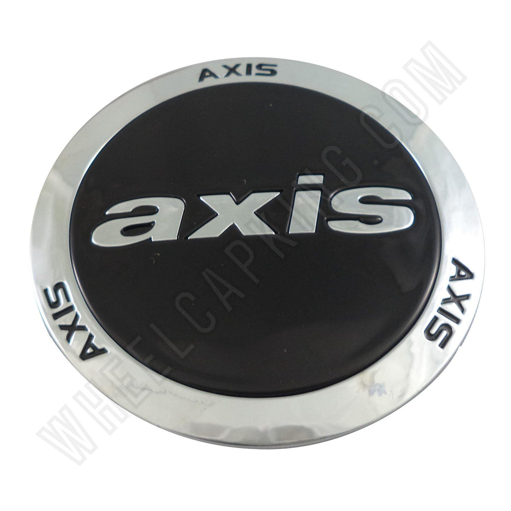 Axis Wheels Black / Chrome SHINE Custom Wheel Center Cap (4 CAPS ...