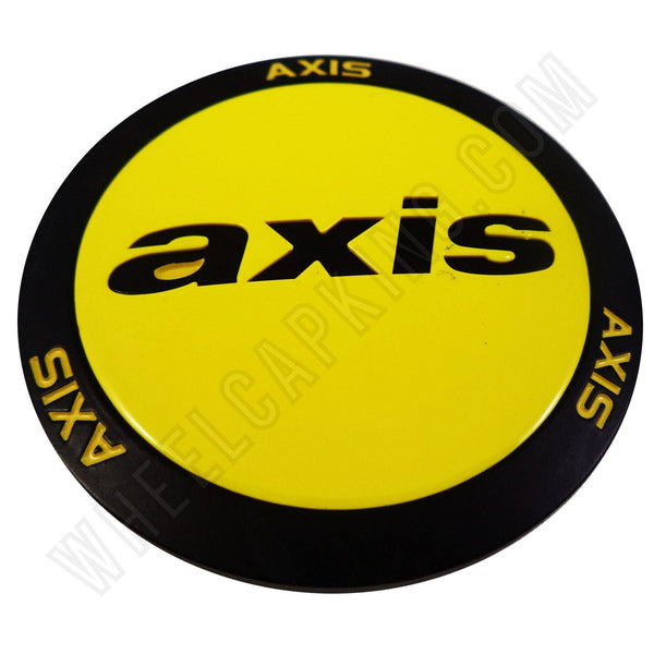 Axis Wheels Yellow / Black SHINE Custom Wheel Center Cap (1 CAP ...