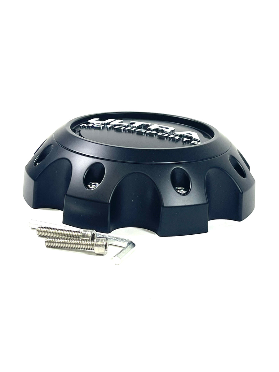 Ultra Motorsports Wheels Flat Black Custom Wheel Center Caps # 89-9779 ...