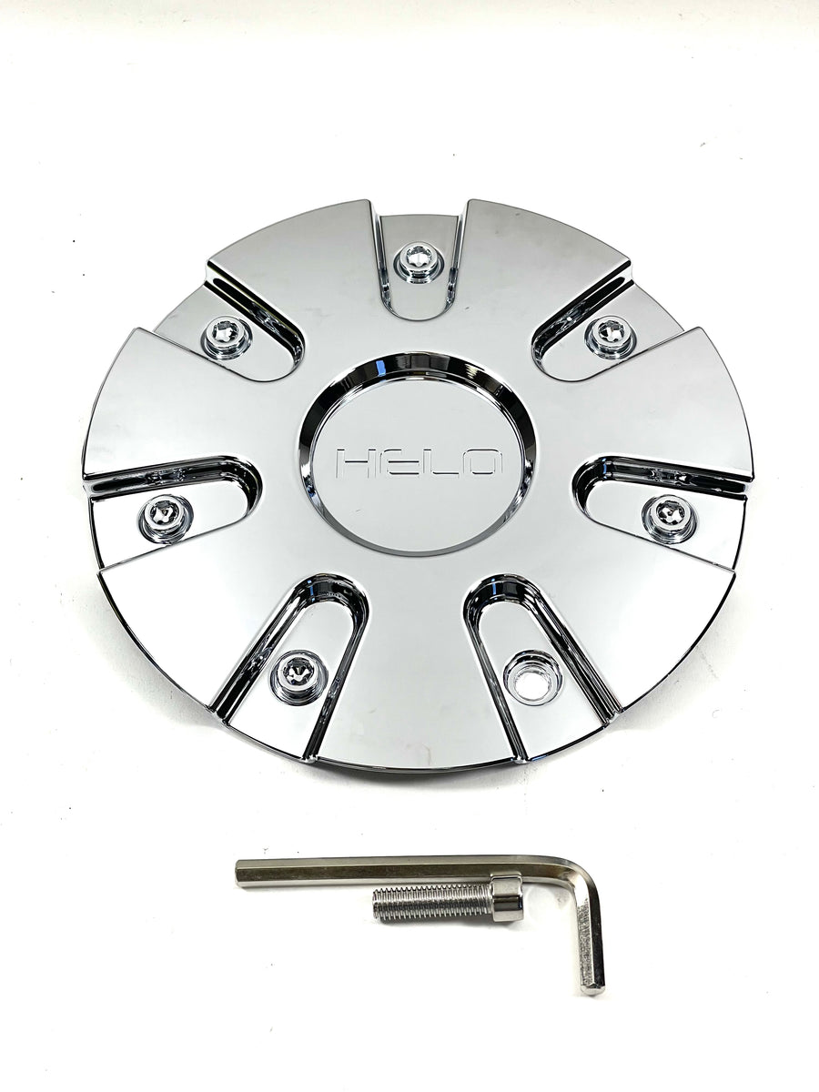 Helo Chrome Wheel Center Cap fits HE868 Wheels Rim Part # 868L185 (4 C ...