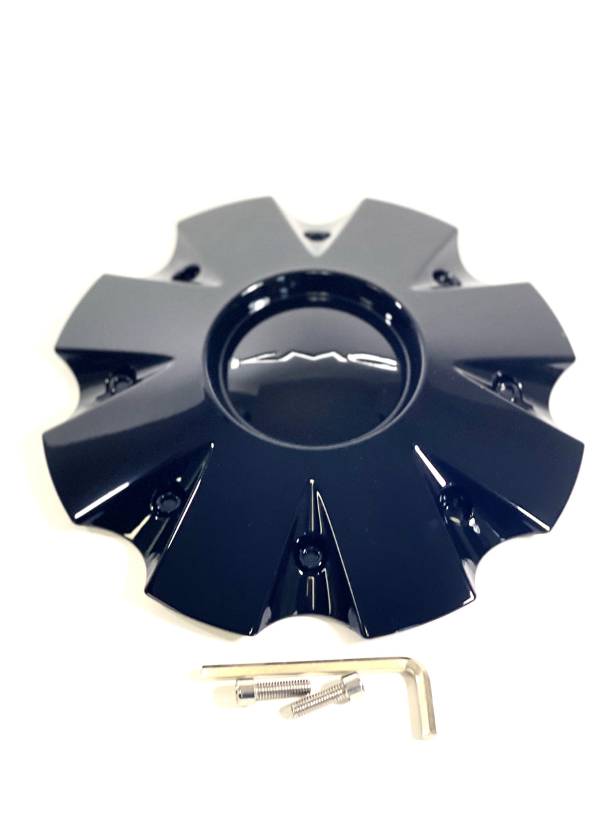 KMC KM651 Slide Gloss Black Rim Wheel Center Hub Cap # 841L210S1 / S19 ...