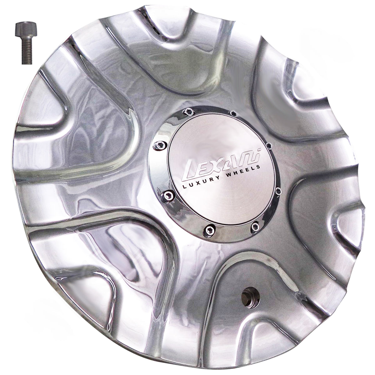 Lexani Wheels Chrome Custom Wheel Center Cap # MS-CAP-L139 (1 CAP ...