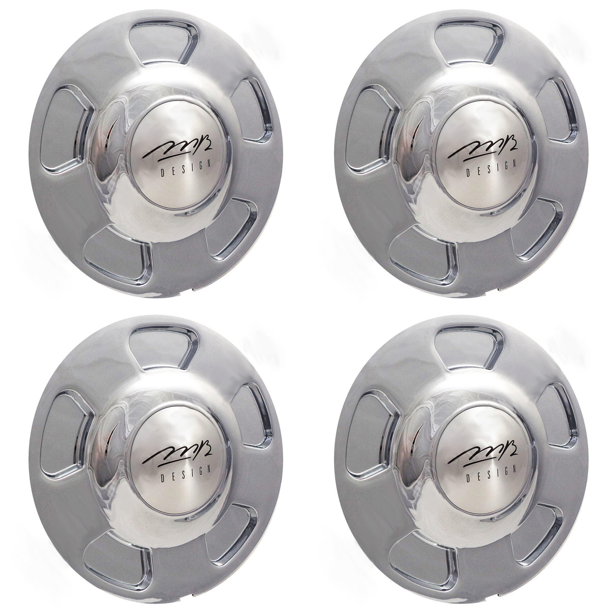 MB Design Wheels Chrome Custom Wheel Center Cap # BC-449B (4 CAPS ...