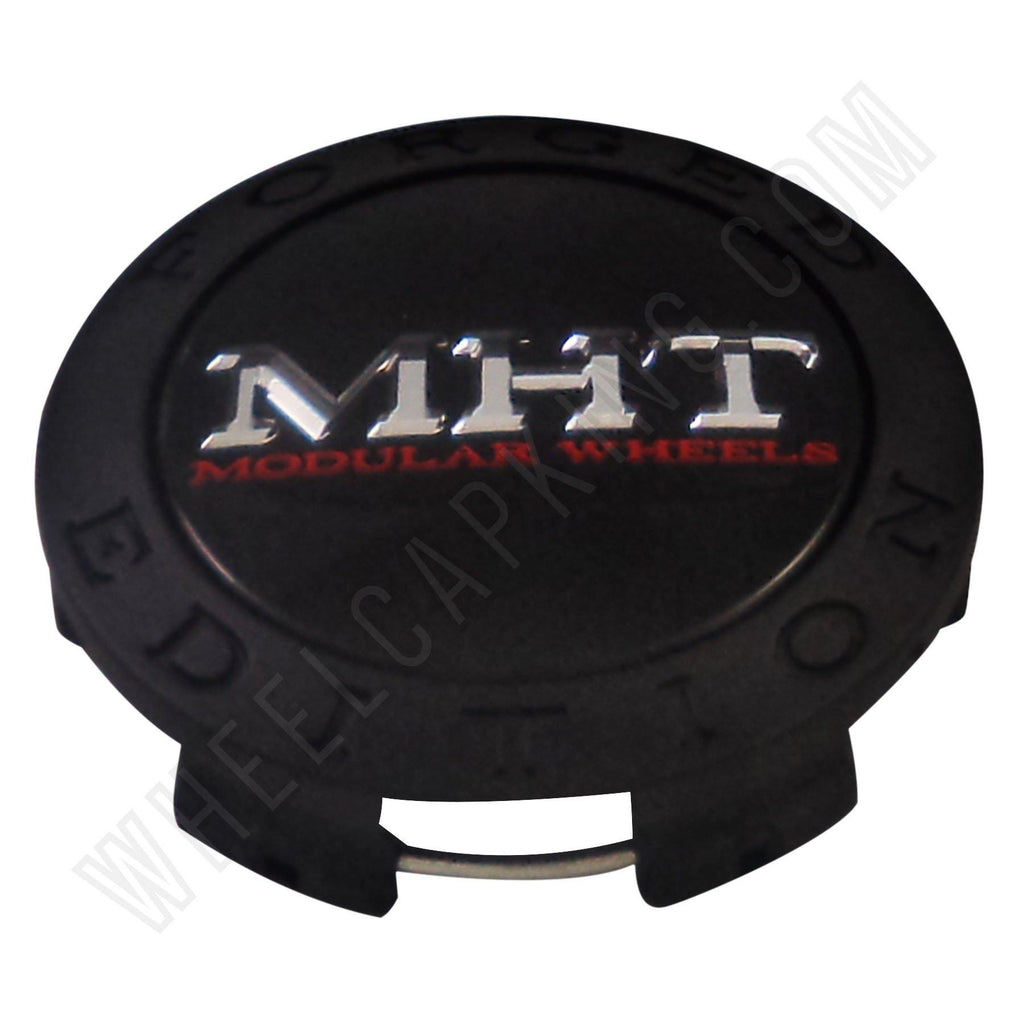 MHT Wheels Flat Black Custom Wheel Center Cap # 1001-02 (4 CAPS ...