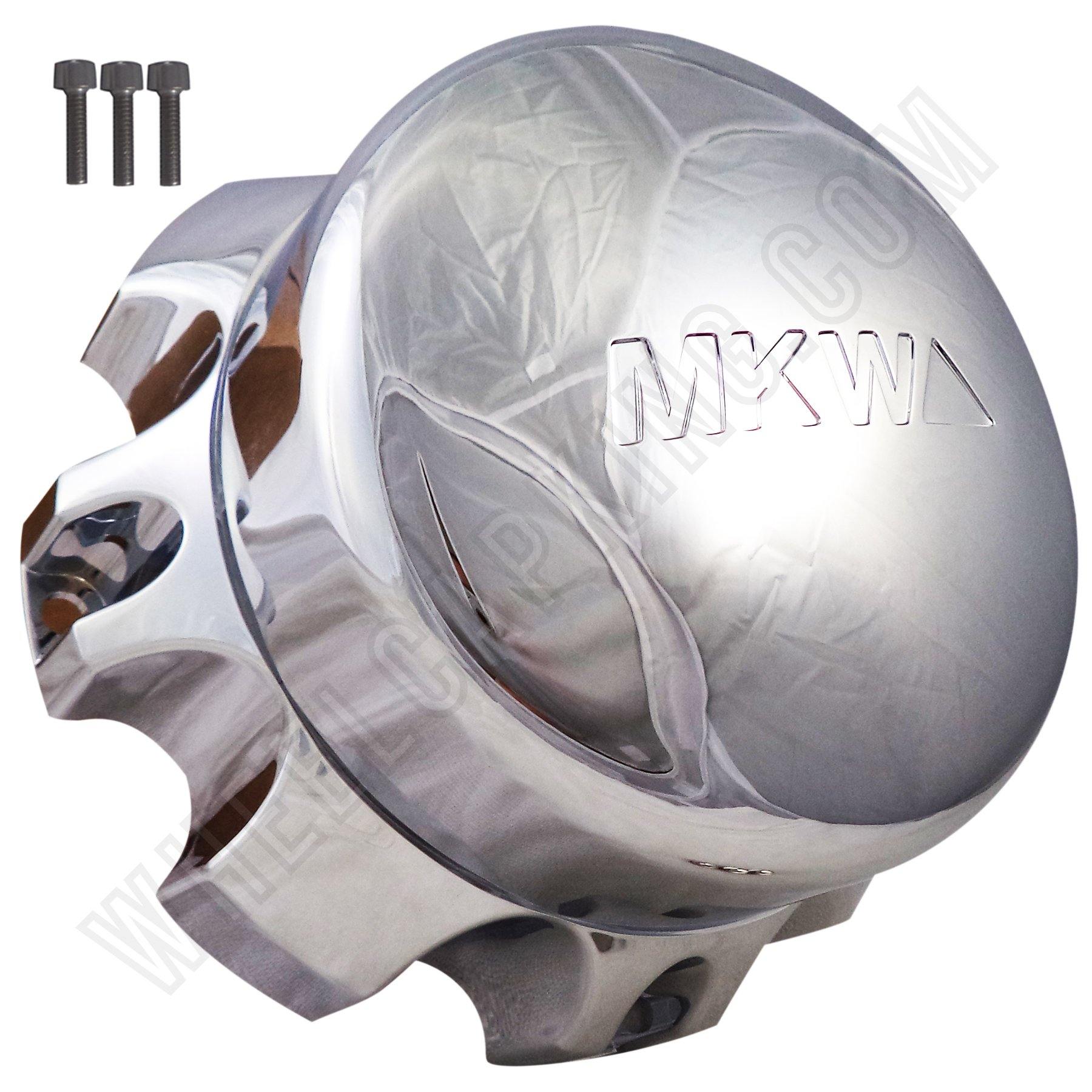 MKW Wheels Chrome Custom Wheel Center Cap # MKC-E-001 (4 CAPS ...