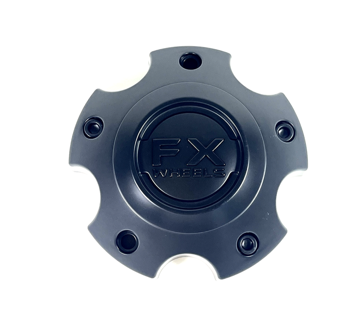 Ultra / FX Motorsports Wheels Flat Black Wheel Center Cap # 89-9755 (4 ...